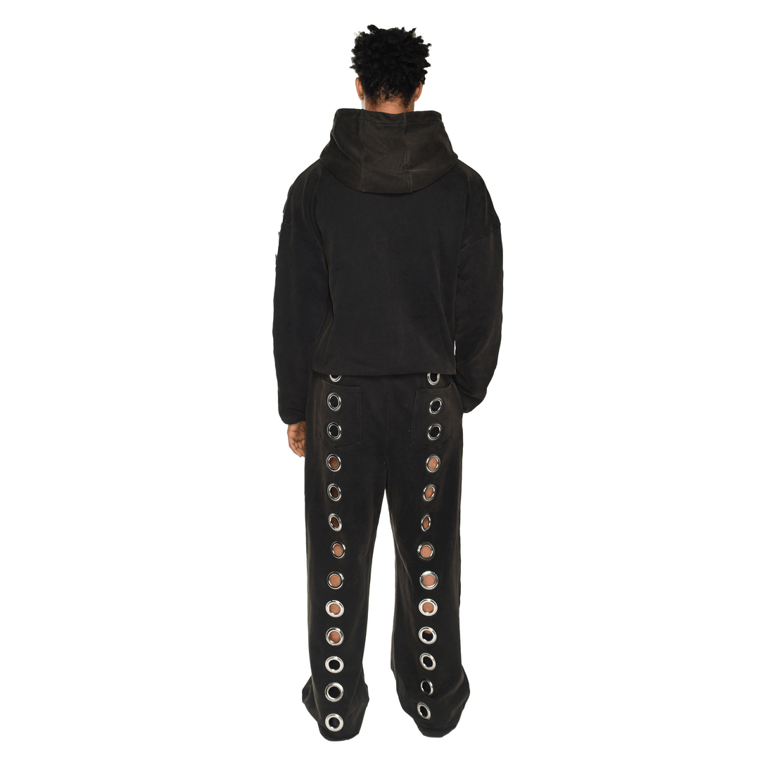 Eyelet Tracksuit Top Brown – 1XBLUE